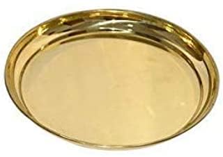 Pure Brass Multipurpose Pooja,Snacks,Rice,Bhojan,Halwa Plate/Patra 11 ...