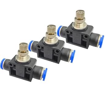 6Pcs LSA4 4mm to 4mm Push In Quick Connector Air Pneumatic Speed ...