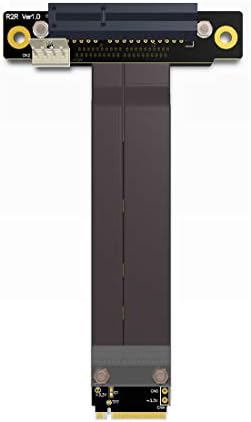 Amazon.com: ADT-LINK Riser PCIe X4 3.0 PCI-E 4X to M.2 NGFF NVMe M Key ...