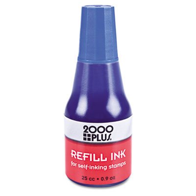 Amazon.com : ** 2000 PLUS Self-Inking Refill Ink, Blue, .9 oz Bottle ...