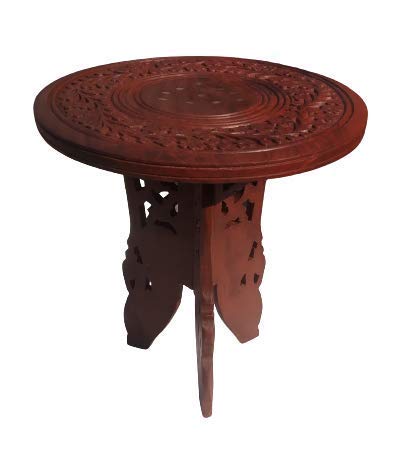 MODERN ARTISAN Hand-Crafted Folding Side Stool for Living Room and ...