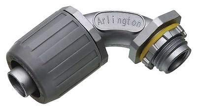 SUPERFLEX LTD 8418 Connector Non-Metallic Right Angle Gray 1/2IN Liquid ...