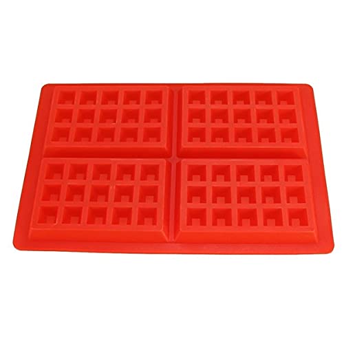 APSAMBRWaffle Mold Silicone Waffle Mold 4 Cavities Waffle Mold Silicone ...