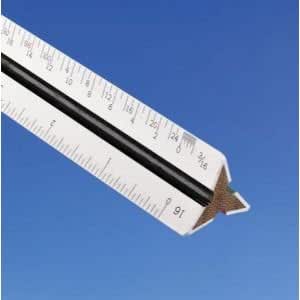 Amazon.com : Triangular Scale, Bamboo Architect or Engineer 12in ...