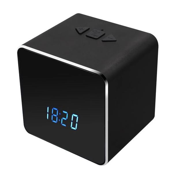 FREDI HD PLUS Wireless WiFi Mini Clock Camera 160 ° Wide Angel Motion ...