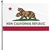 Amazon.com : New California Republic Flag 3x5 Ft NCR Flags Suitable ...