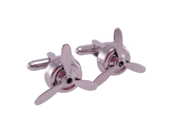 Amazon.com: Silver Airplane Working Rotating Spinning Propeller ...