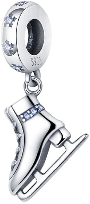 Amazon.com: Minimalist Ice Skate 925 Sterling Silver Ice Skate Gift ...