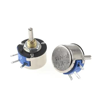 WX14-12 3W Single Coil Wound Potentiometer Without Locking 470 Ohm 1K ...