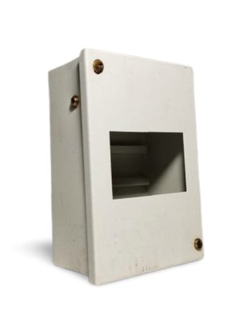 KESARIYA 4 Pole MCB Metal Box (Pack of 1) White : Amazon.in: Home ...
