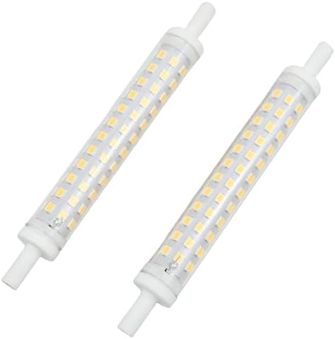 2 Pcs R7S Led Bulb 118mm Dimmable 9w 3000k J118 Warm White Led Linear ...