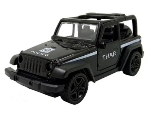SR Traders Toy Die-cast Metal Police Thar Car Model Car Pull Back car ...