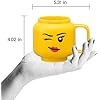 Amazon.com | Room Copenhagen LEGO Ceramic Mug Winking Girl, Large, 17.9 ...