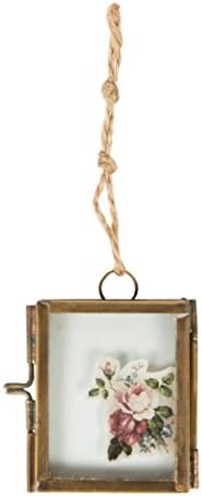 Brass Finish Mini Hanging Photo Frame : Amazon.co.uk: Home & Kitchen