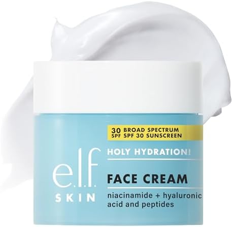 Amazon.com: e.l.f. Holy Hydration! Face Cream Broad Spectrum SPF 30 ...