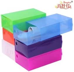 10 Free Post drawer plastic shoebox men and women Slipper box ...