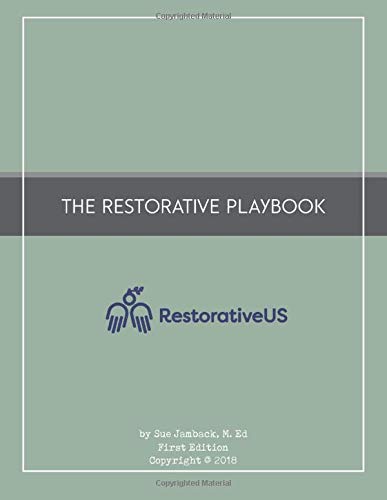 The Restorative Playbook: Jamback M. Ed., Sue: 9781723468605: Amazon ...