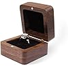 Amazon.com: WisePoint Personalized Wooden Ring Box, Mini Engagement Ring Holder Box with Single ...