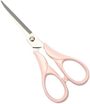6.5" Office Scissors Pink Craft Scissors Round Body All Purpose ...