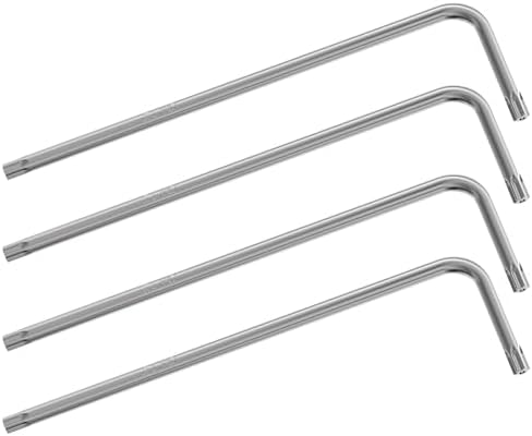 FOCMKEAS 4PCS T27 Long Tamper Proof Torx Hex Key Bit Wrench, Anti ...