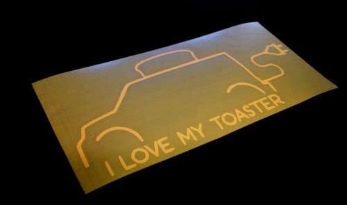 Amazon.com - I Love My Toaster Sticker Decal Funny Car 1St Generation ...
