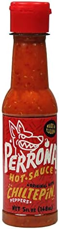 Amazon.com : La Perrona Chiltepin Hot Sauce 5 Ounce Bottle | Red ...