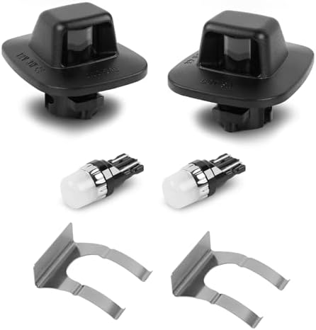 Amazon.com: StylinPro LED License Plate Light Tag Lamp Assembly Black ...