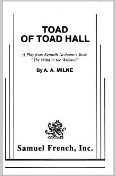 Toad of Toad Hall: Milne, A. A.: 9780573651182: Amazon.com: Books