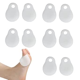 Gel Bunion Protector Shield, 10 Pack Big Toe Caps Bunion Corrector Toe ...