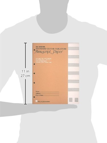 Snapklik.com : Guitar Tablature Manuscript Paper