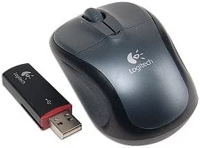 Amazon.com: Logitech V220 3-Button Wireless Optical Scroll Mouse (Gray ...
