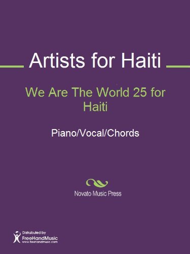 We Are The World 25 for Haiti Sheet Music (Piano/Vocal/Chords) - Kindle ...