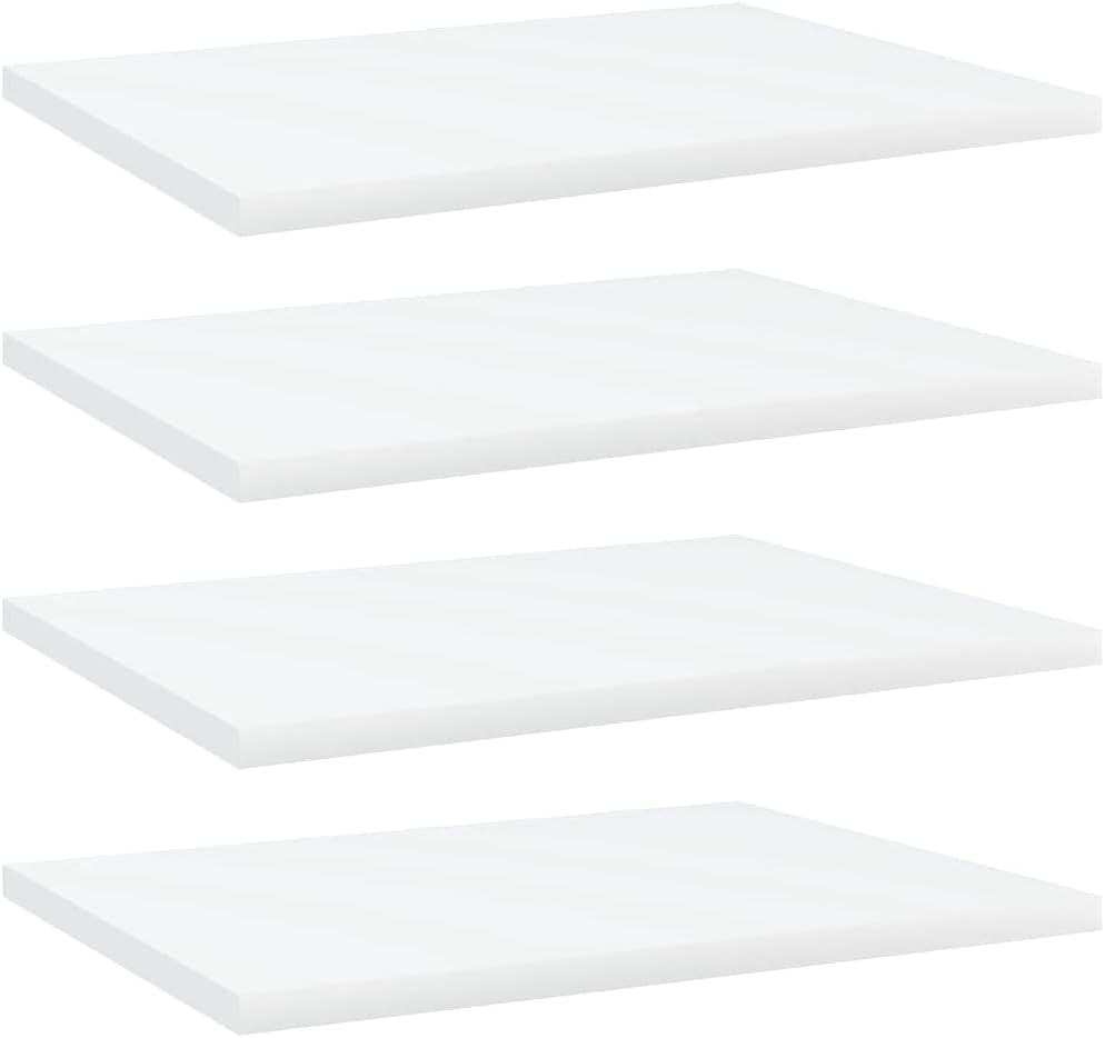 vidaXL 4x Wall Shelf Boards Shelf Panels Extra Shelf Bookcase Plates ...