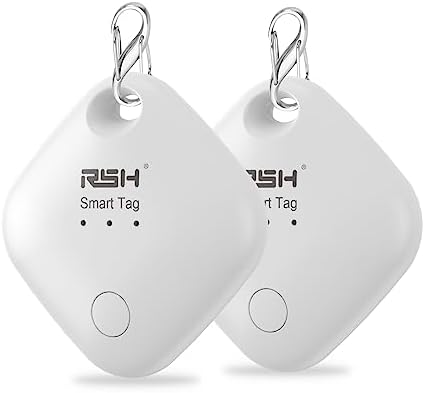 Amazon.com: Key Finder 4 Pack Tag with Case Bluetooth Tracker for Luggage Works with Apple Find ...