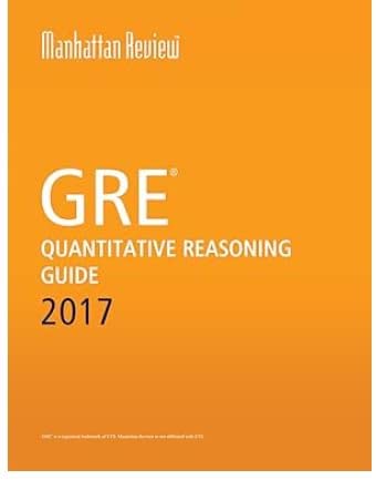 Buy Manhattan Review GRE Quantitative Reasoning Guide Book Online at Low Prices in India ...