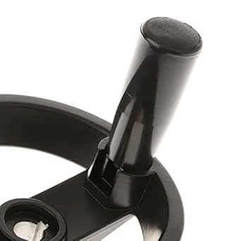EleXAR 1 Piece 110X85X40Mm Size 2 Spoked Drilled Through Hand Wheel ...
