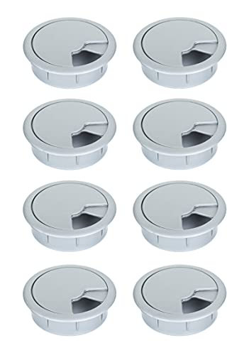 ALUSFERA Cable Guide – Cable Pass 60 mm – Cable Guide Desk 8 Pieces ...