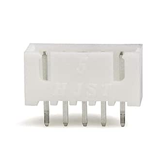 Amazon.co.jp: 日本圧着端子製造(JST) B5B-XH-A(LF)(SN) 10個 コネクタ ベース付ポスト トップ型 5極 NN : 産業・研究開発用品