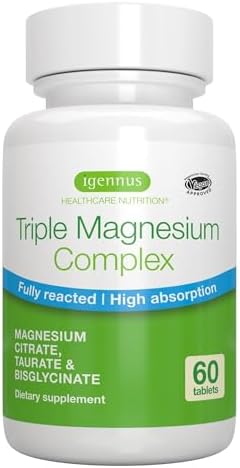 Amazon.com: Igennus Superior Triple Magnesium Complex, Fully Reacted ...