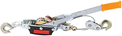 Amazon.com: 4 Ton H.D. Hand Cable Puller 3 Hooks Pulling Come A Long ...