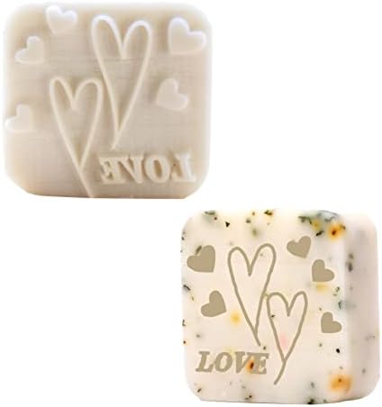 Amazon.com: CRASPIRE Soap Stamp Handmade White Resin Soap Stamp Words ...