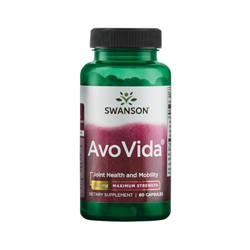 Swanson Avocado Soy AvoVida Maximum Strength ASU Supplement for Joints ...