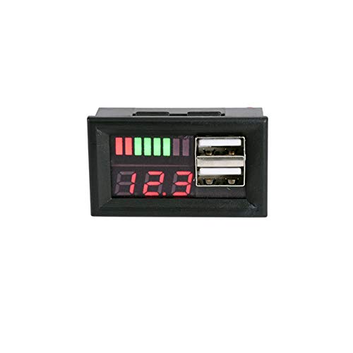 Taidacent Voltage Power Display 12V to 5v Step-Down Module Dual USB ...