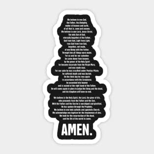 Amazon.com: Sticker Kiss Cut, Full Nicene Creed | Lutheran Church ...