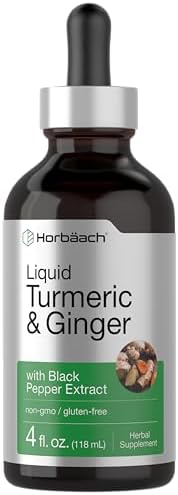 Amazon.com: Turmeric Ginger Liquid Supplement - Ginger Turmeric with ...