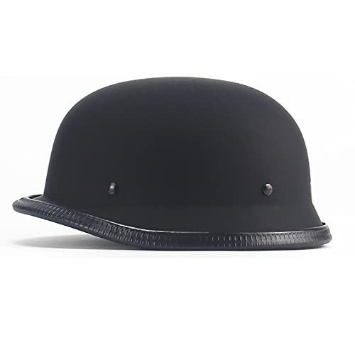 Snapklik.com : Motorcycle Helmet German Style Half Helmet Skull Cap ...