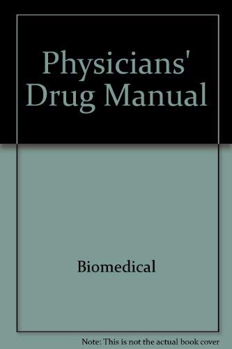 Physicians' Drug Manual: Biomedical: 9780385174770: Amazon.com: Books