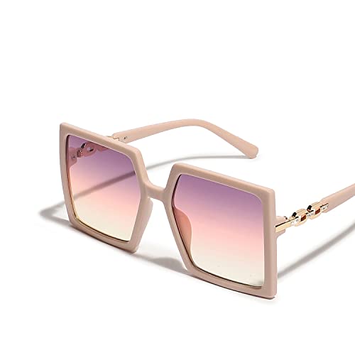 Buy Haute Sauce Pink Rectangular Sunglasses for Women | Black Frame and ...