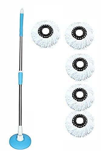 Pack of 6 | 360° Spin Stainless Steel Rod Stick Rotating Pole with 5 ...