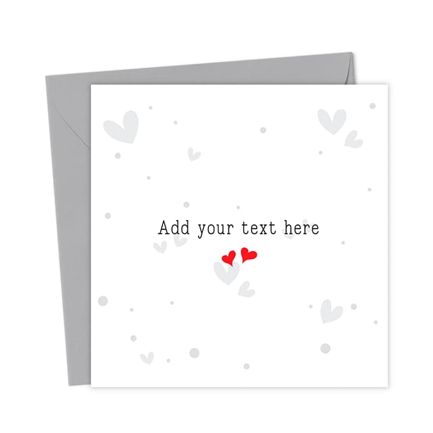 Personalised Card | Custom text card write your own front message for ...